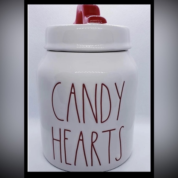 Rae Dunn | Holiday | Rae Dunn Candy Hearts Canister | Poshmark